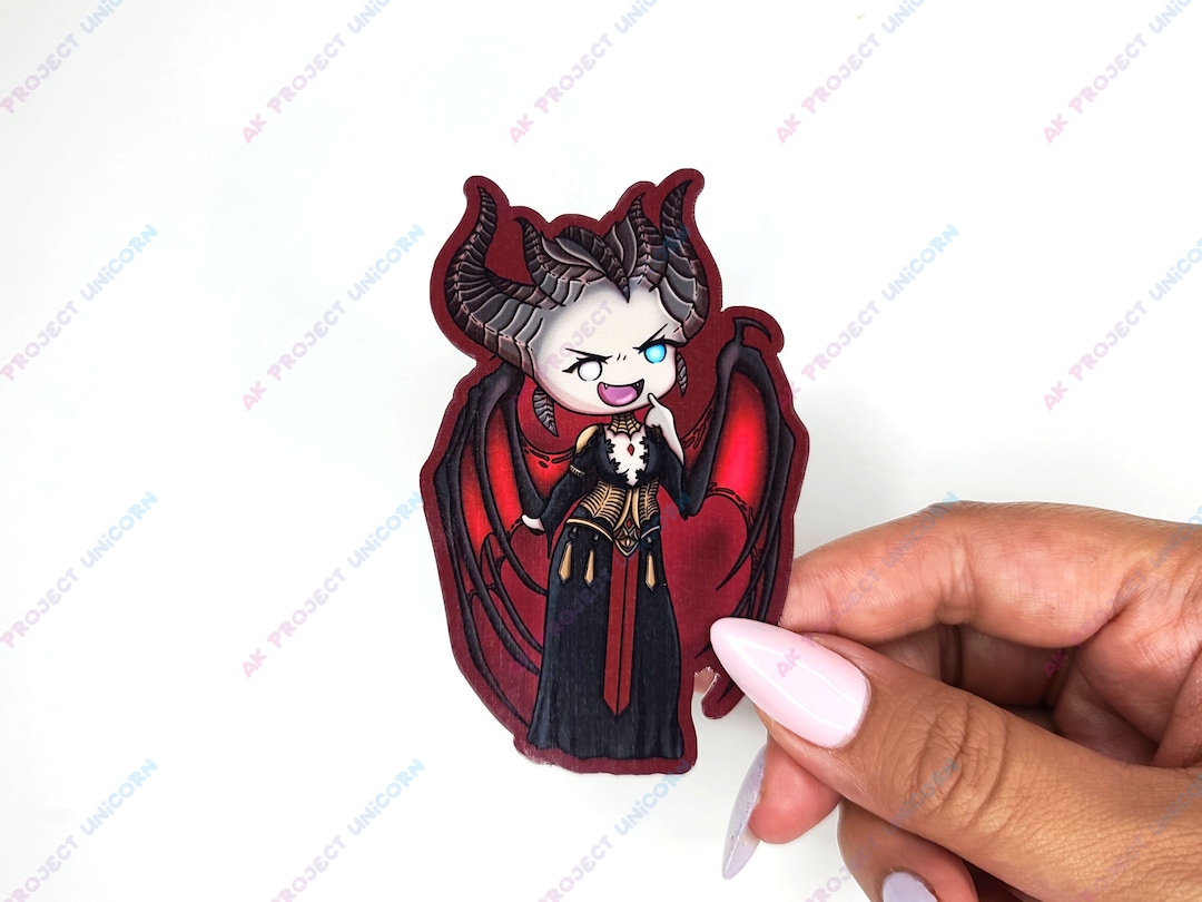 Chibi Lilith Sticker | Diablo Sticker, Vinyl Sticker, Water Bottle ...