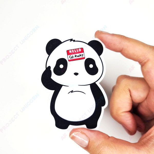 Panda Decal - Etsy