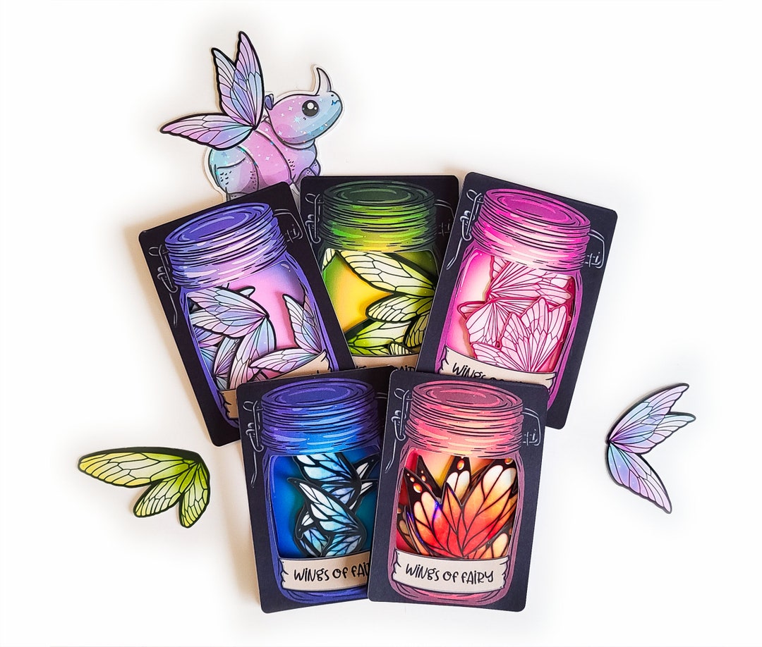 Fairy Wings Sticker Pack - Etsy