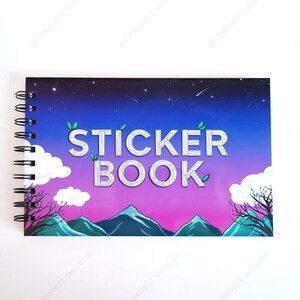 Sticker Valley Sticker Book | Reusable Sticker Book, Sticker Collection ...