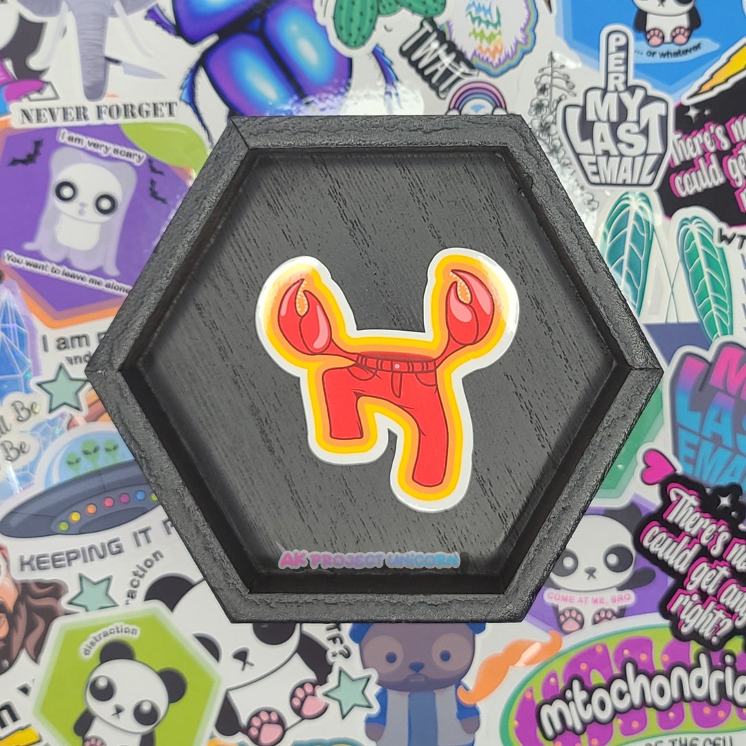 Crabby Pants Sticker Funny Sticker, Vinyl Sticker, Weatherproof Sticker ...