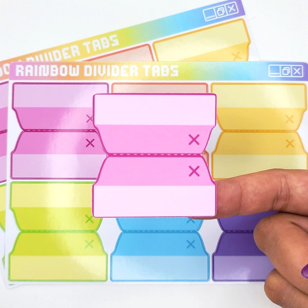 Index Stickers - Etsy