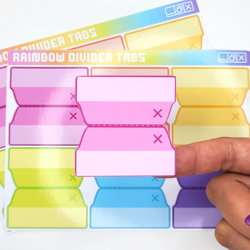 Index Stickers - Etsy