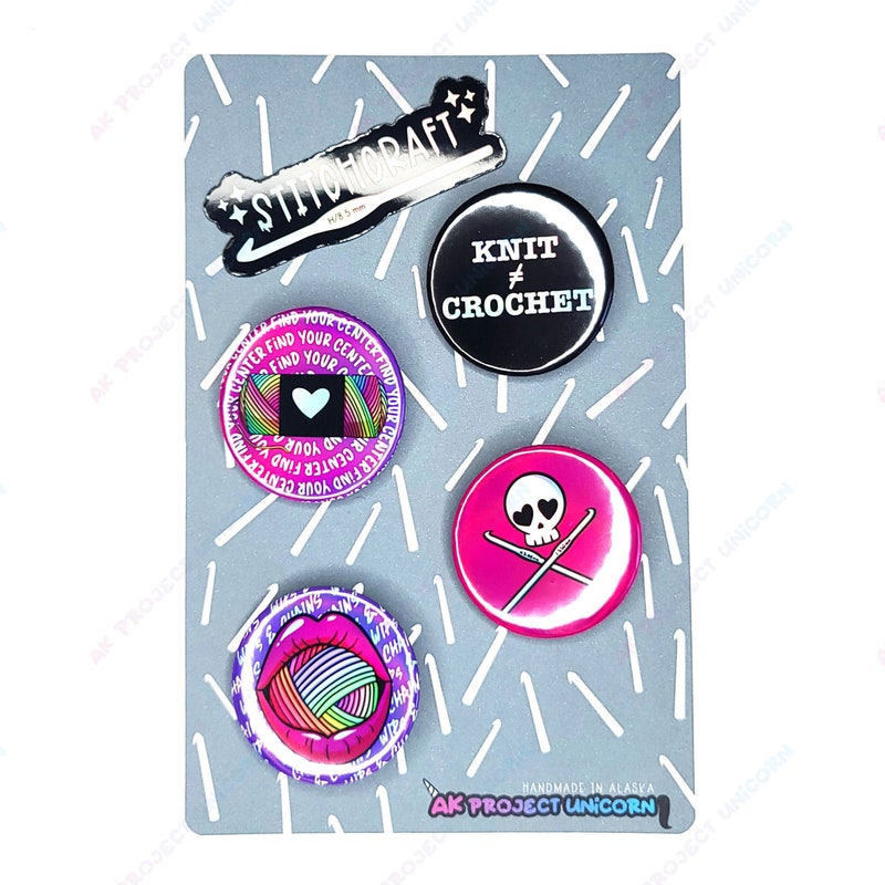 Crochet Pin - Etsy