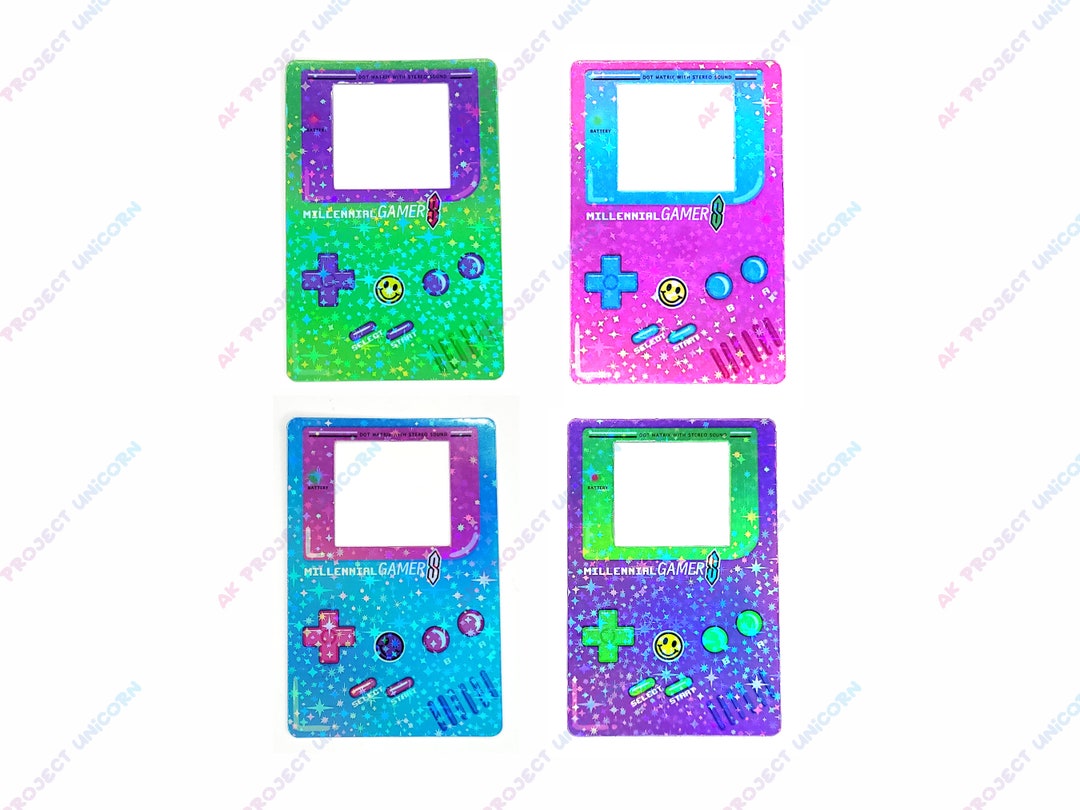Holographic Hand-held Gaming Sticker | Holographic Sticker, Gamer ...