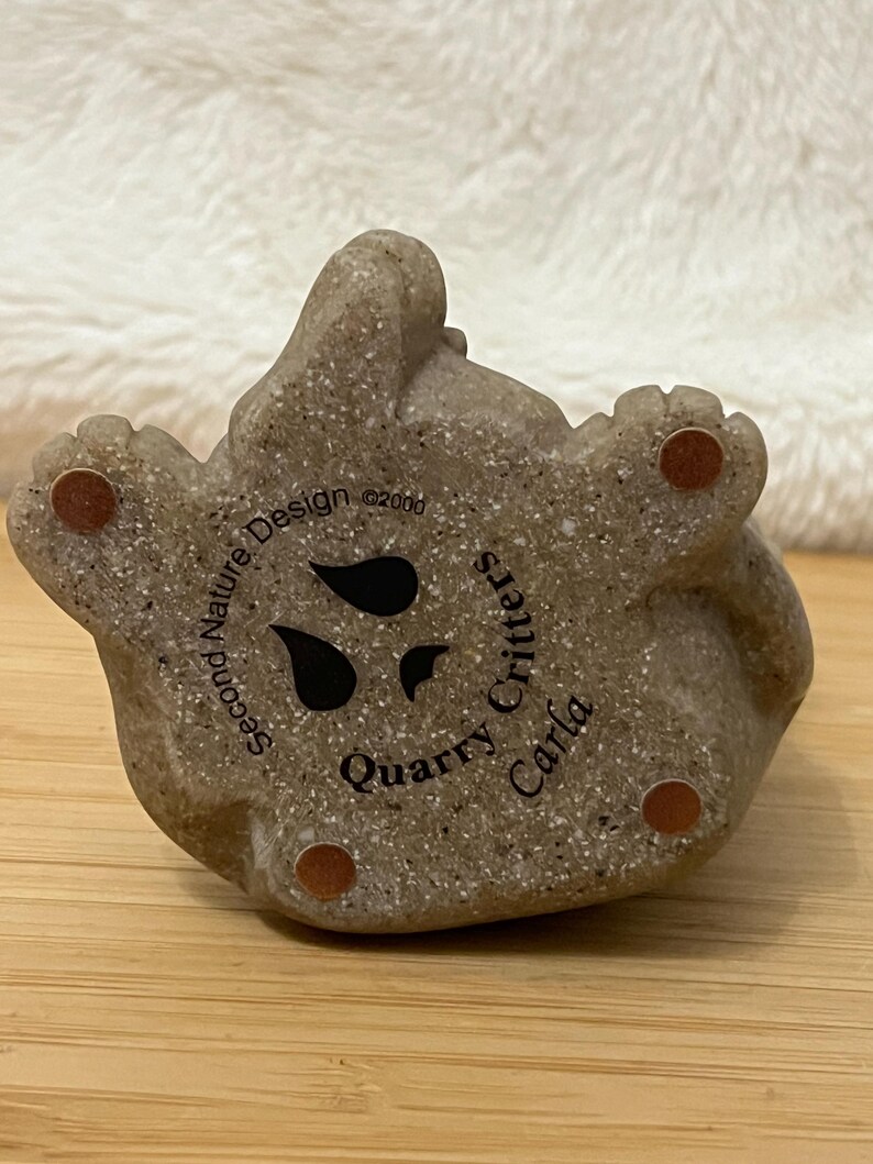 VTG 2000 Quarry Critters Carla Cat Figurine Smiling Winking Second ...
