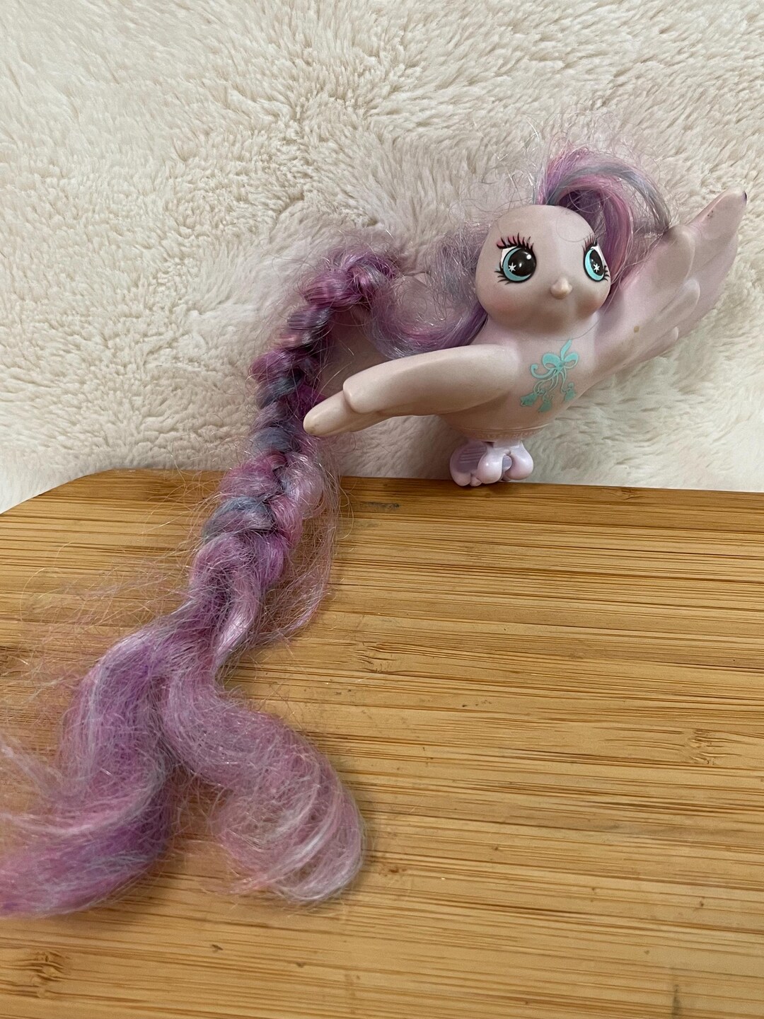 VTG 1987 My Little Pony G1 Fairy Tails Tinsel Tails Bells Cutie Mark ...