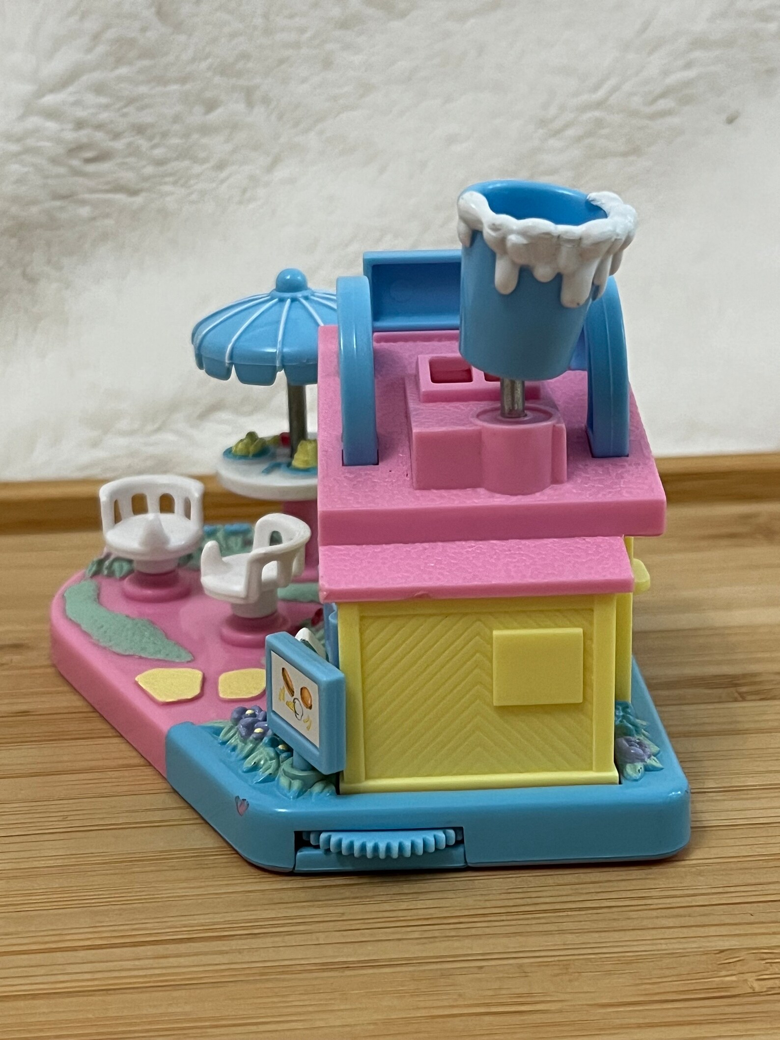 VTG 1994 Polly Pocket Mimis Ice Cream Shop Playset Bluebird No Figures ...