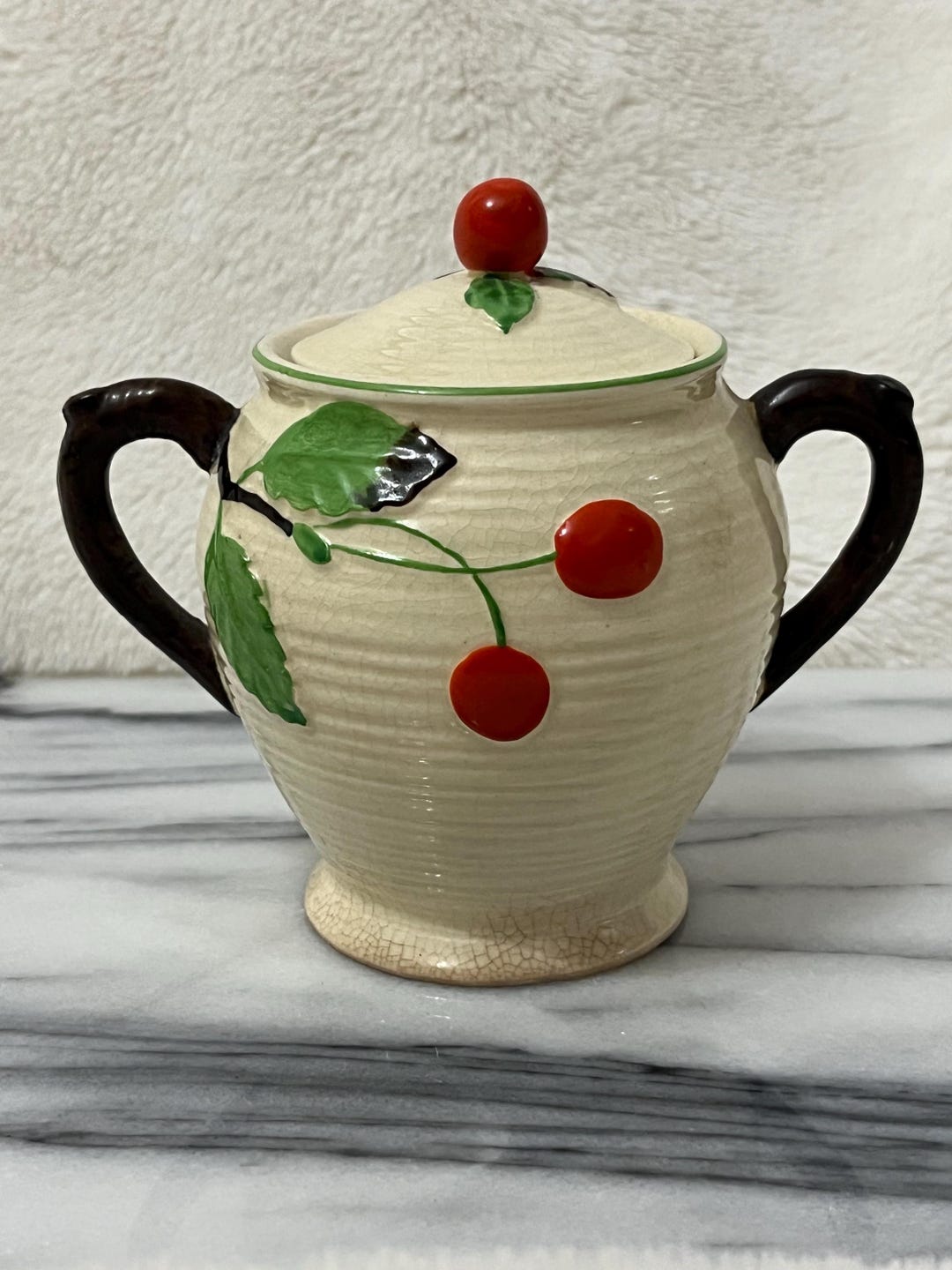 VTG 1940s Maruhon Ware Lidded Cherry Sugar Bowl Japan - Etsy