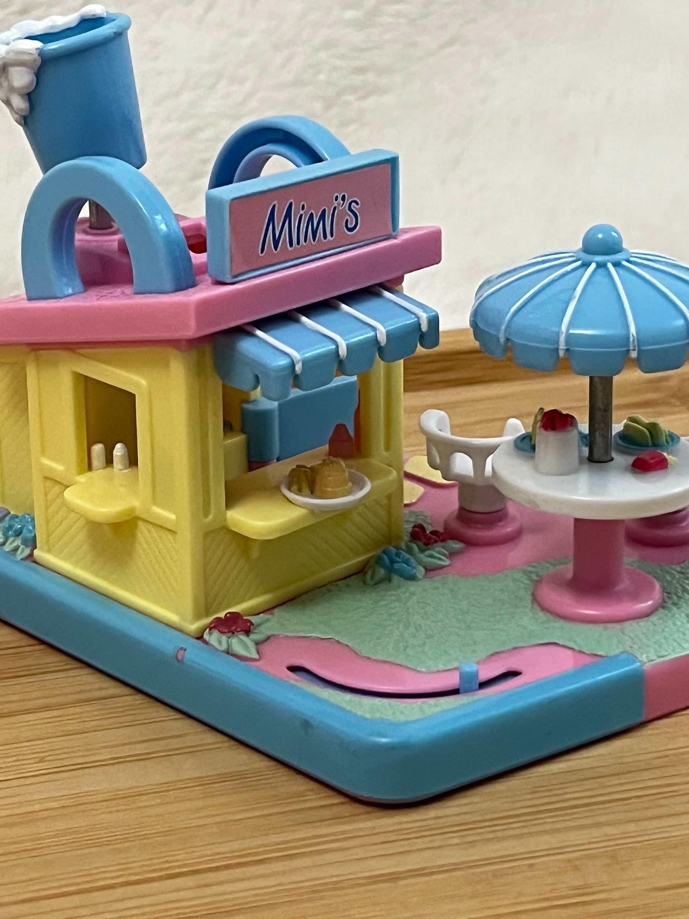 VTG 1994 Polly Pocket Mimis Ice Cream Shop Playset Bluebird No Figures ...