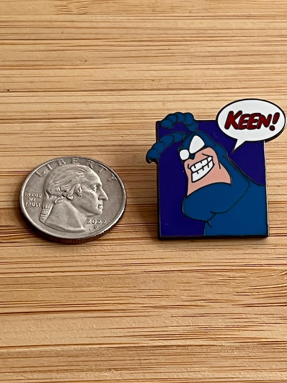 Rare Vtg 1995 Fox’s THE TICK Keen! Cloisonne Pin Ben … - Gem