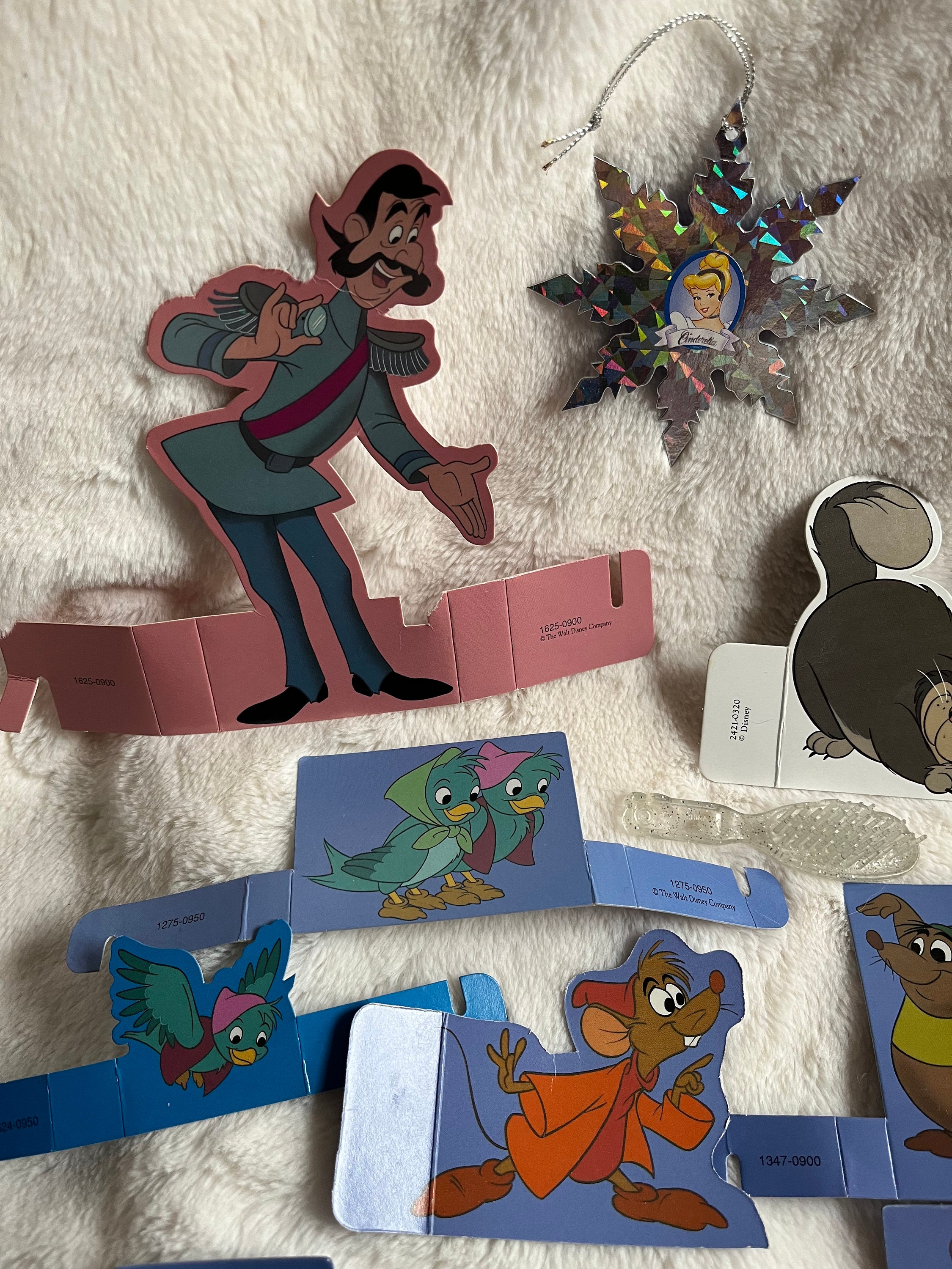 HTF VTG 1991 Mattel Cinderella Paper Doll Punch Outs & Accessories ...