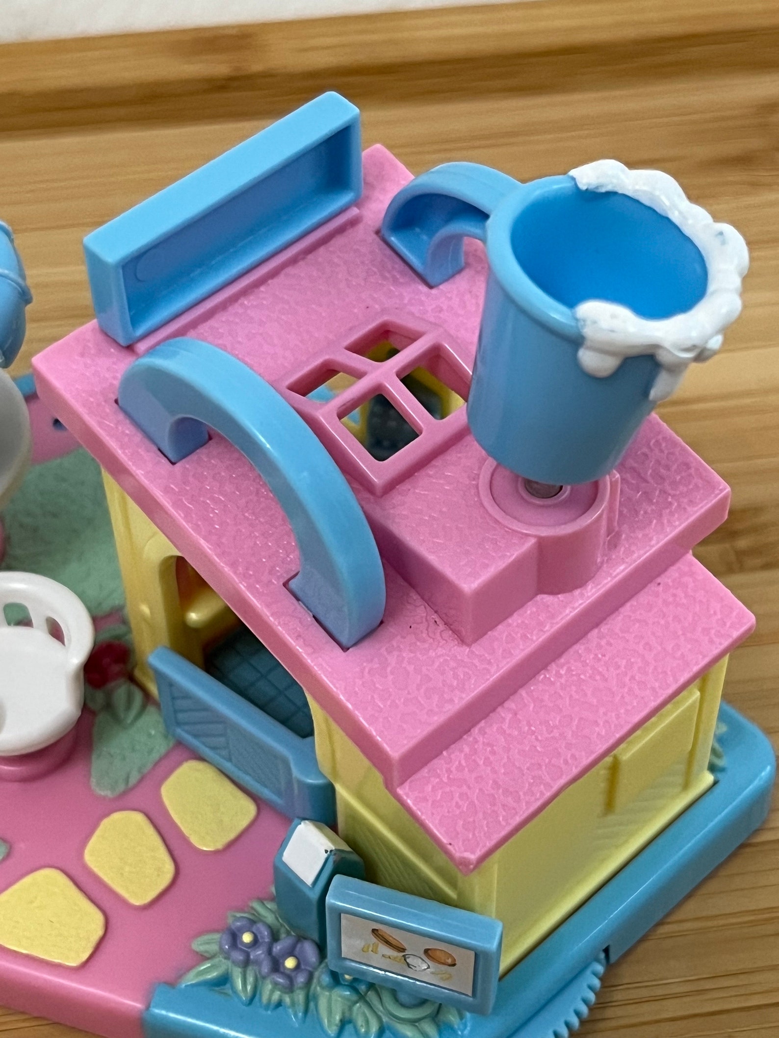 VTG 1994 Polly Pocket Mimis Ice Cream Shop Playset Bluebird No Figures ...