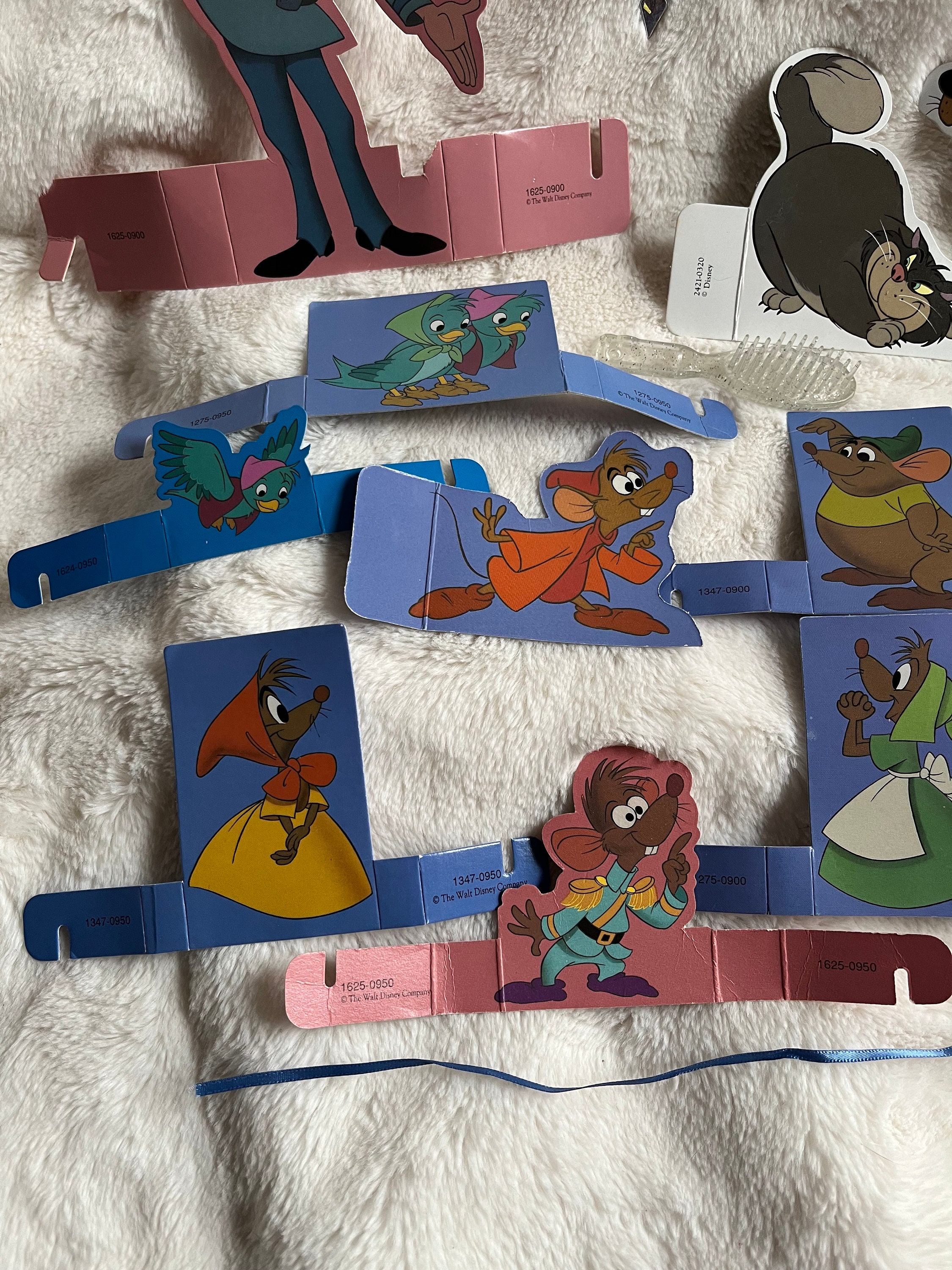 HTF VTG 1991 Mattel Cinderella Paper Doll Punch Outs & Accessories ...