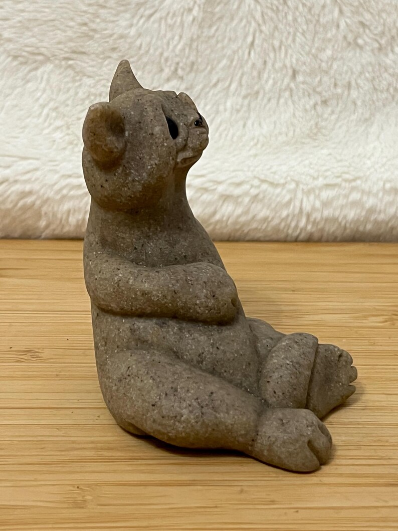 VTG 2000 Quarry Critters Carla Cat Figurine Smiling Winking Second ...