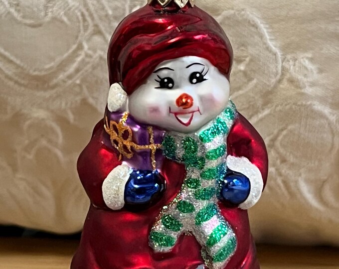 1999 Christopher Radko Little Gem Cool Couple Double Sided Christmas ...