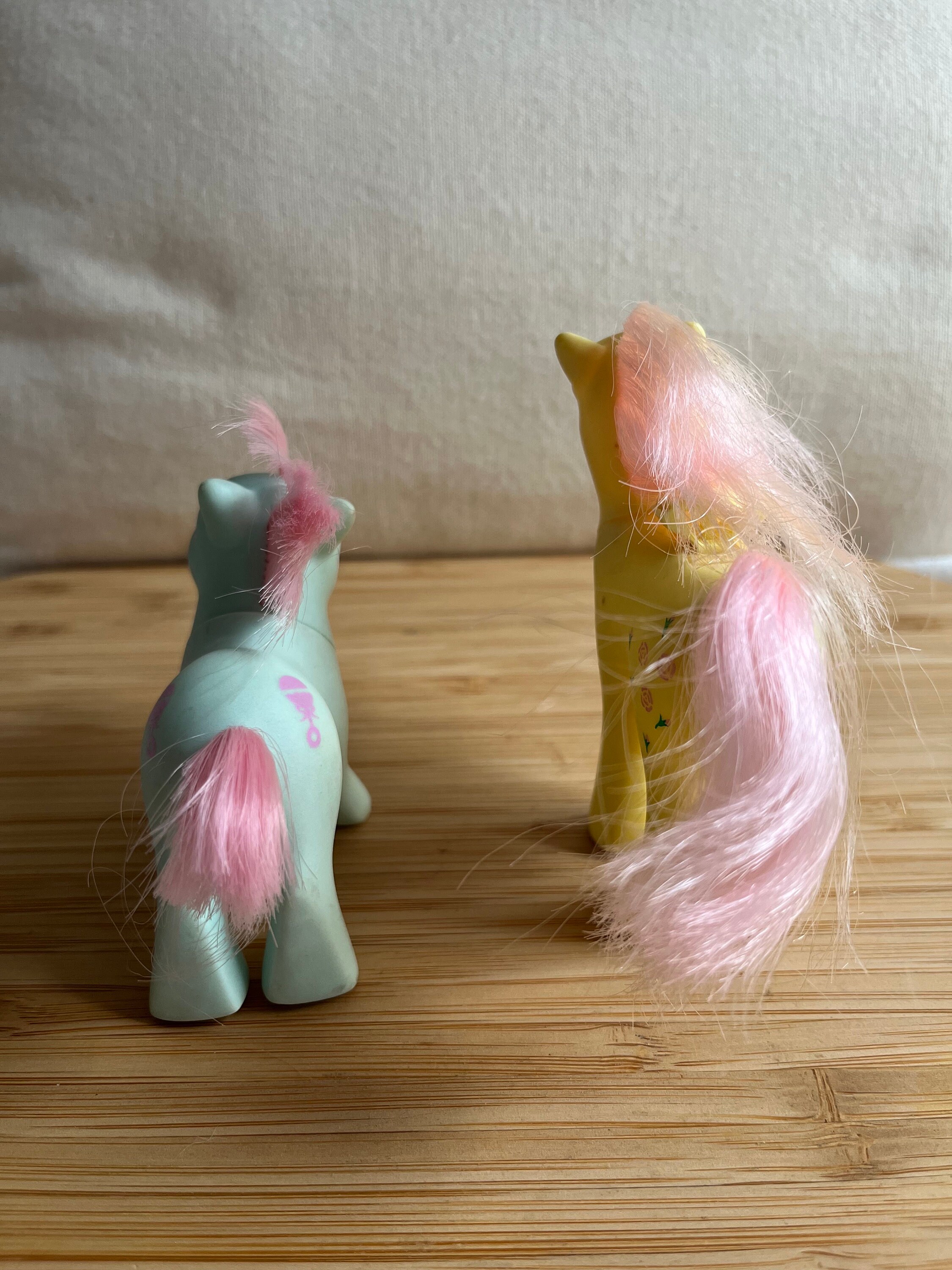 VTG 1980s MLP My Little Pony G1 Lot Flutter Pony Rosedust & Baby ...