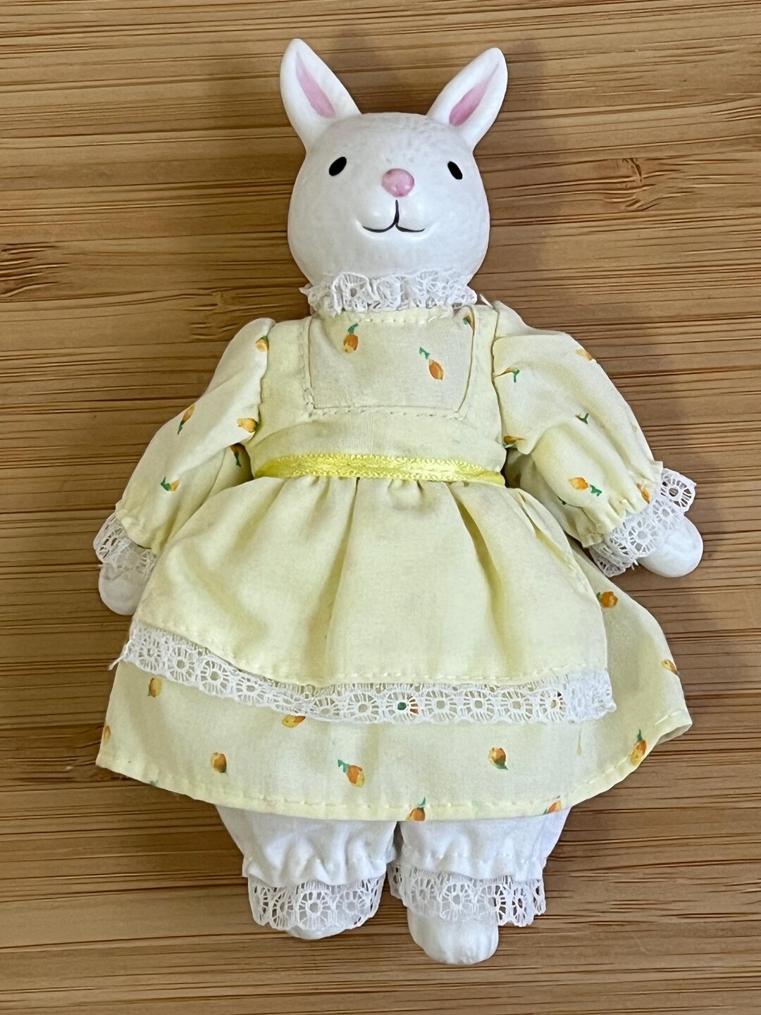 VTG Victorian Style Porcelain Bunny Rabbit in Dress Easter Doll - Etsy