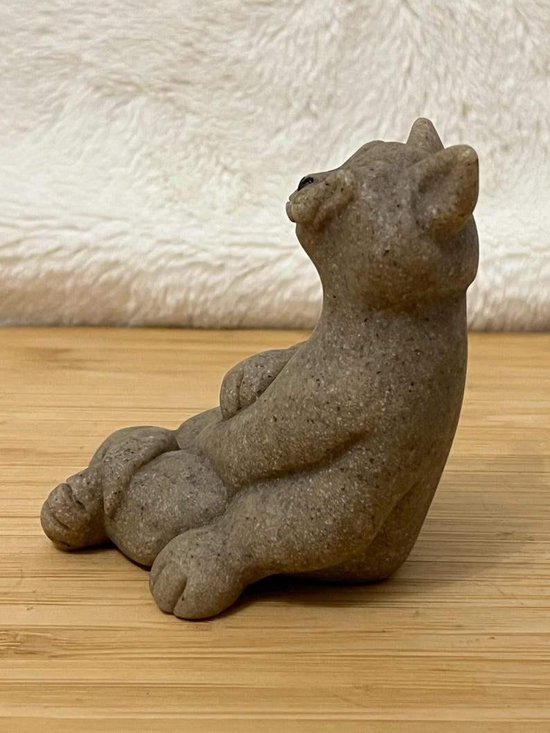 VTG 2000 Quarry Critters Carla Cat Figurine Smiling Winking Second ...