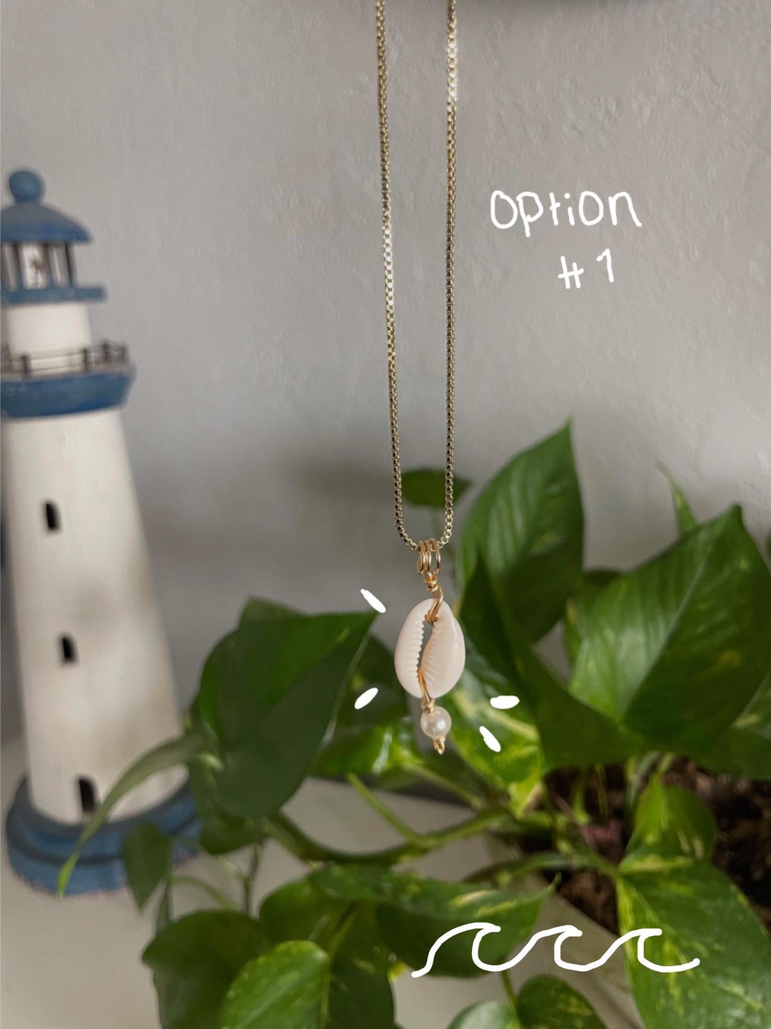 Gold Pooka Shell Necklaces - Etsy