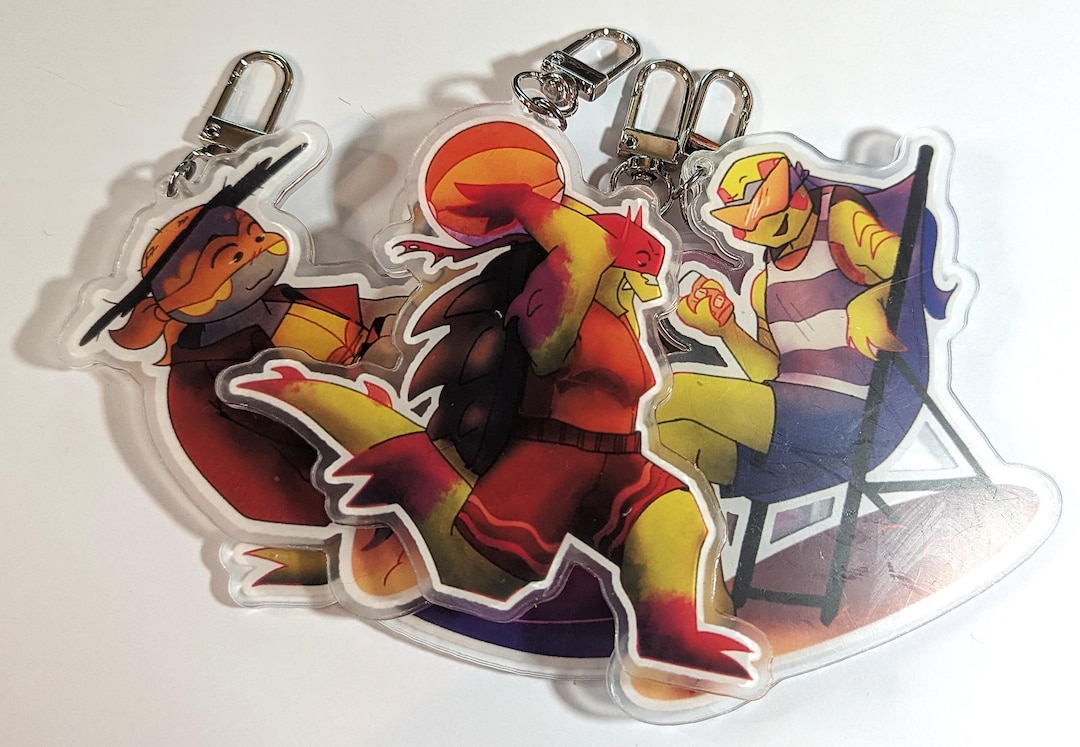 ROTTMNT Pride Acrylic Charms - Double Sided! - Etsy
