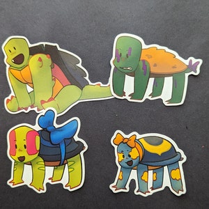 ROTTMNT Teeny Tot Stickers - Etsy