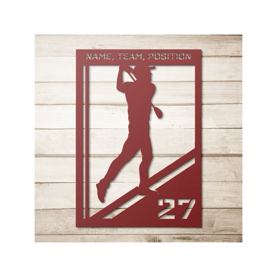 Personalized Golf Metal Art, Golf Wall Decor, Gift for Daughter, Son ...