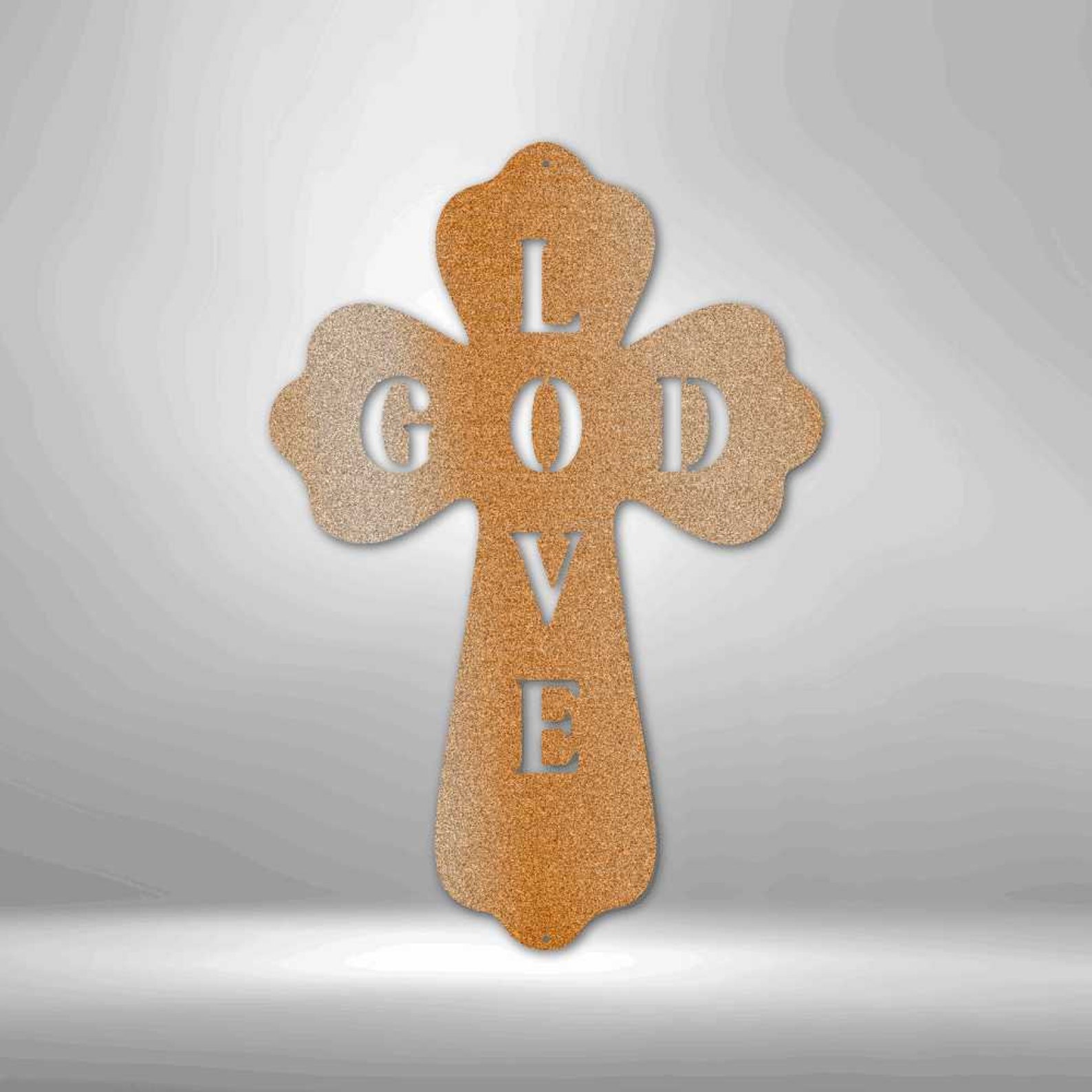 Faith-themed God Love Art, Indoor or Outdoor Metal Sign, Unique USA ...