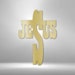 Jesus Cross Metal Sign, Faith-themed Indoor Outdoor Art - Etsy