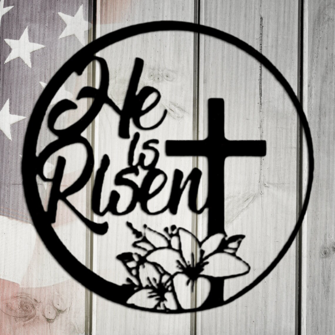 Faith-themed God Love Art, Indoor or Outdoor Metal Sign, Unique USA ...