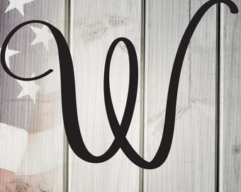 Script Letters / Monogram / Metal Signs / Rustic Sign / Wall Art / Wall ...