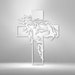 Christ Cross Art, Indoor or Outdoor Metal Sign, Unique USA Metal Art ...