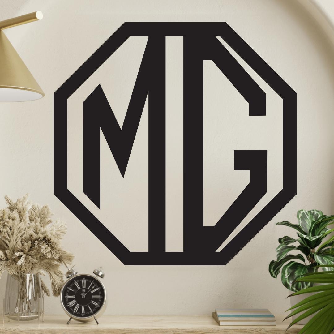 MG Car Metal Sign: Classic British Car Art, Indoor/outdoor Decor - Etsy