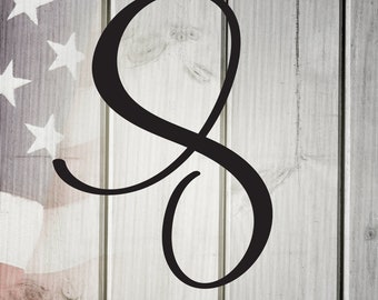 Script Letters / Monogram / Metal Signs / Rustic Sign / Wall Art / Wall ...