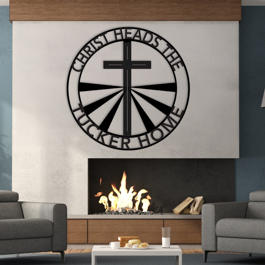 Christ Heads This House - Etsy