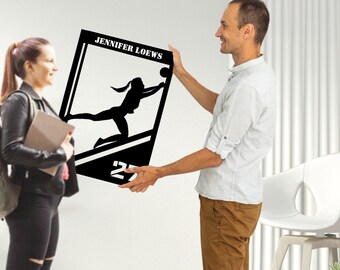 Personalized Volleyball Players Only No Autographs Metal Room Sign ...