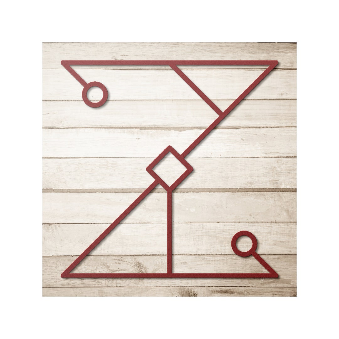 Letter Z, Your Initial, Art Deco Letters, Monogram, Metal Signs, Rustic ...