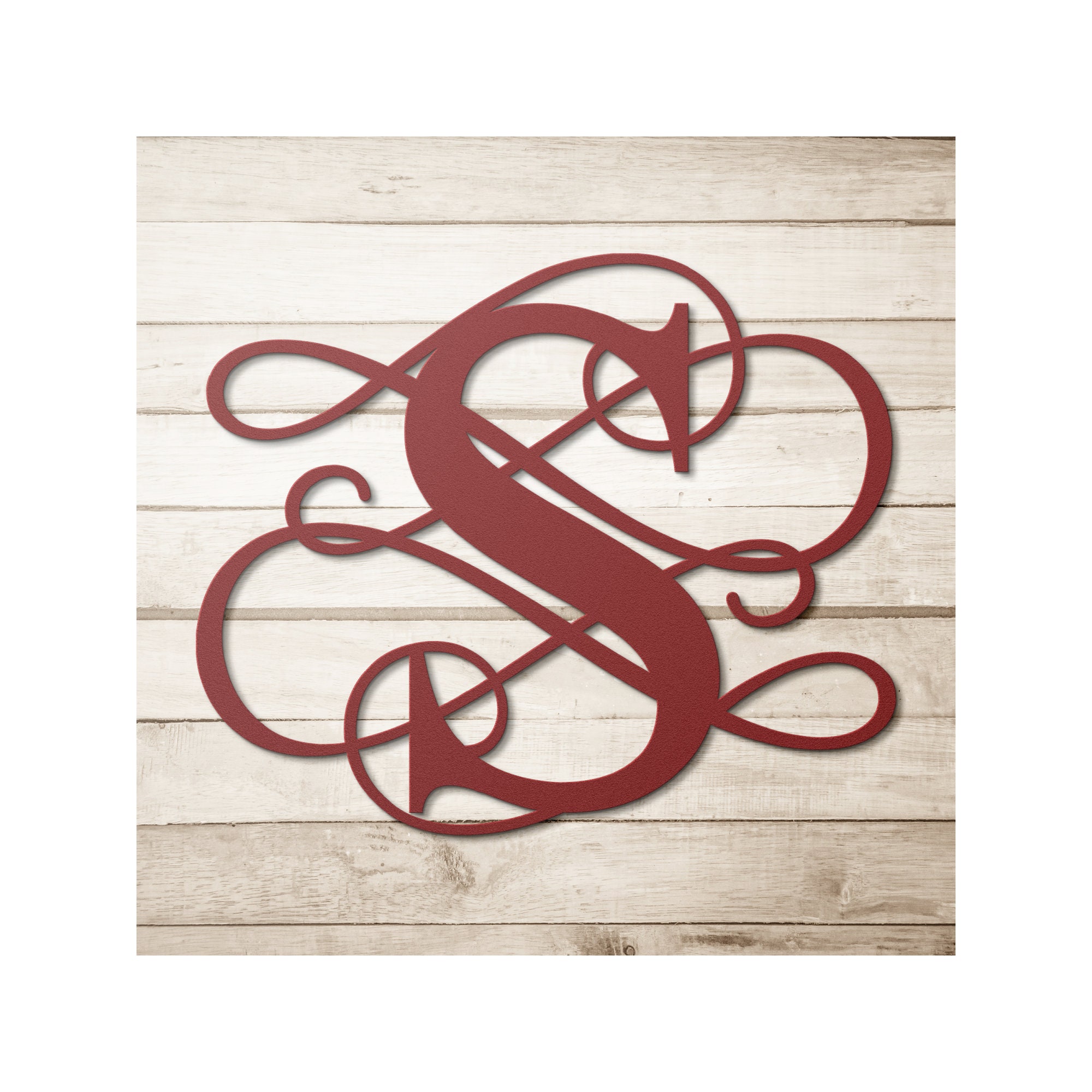 Letter S, Your Initial, Elegant Letters, Monogram, Metal Signs, Rustic ...