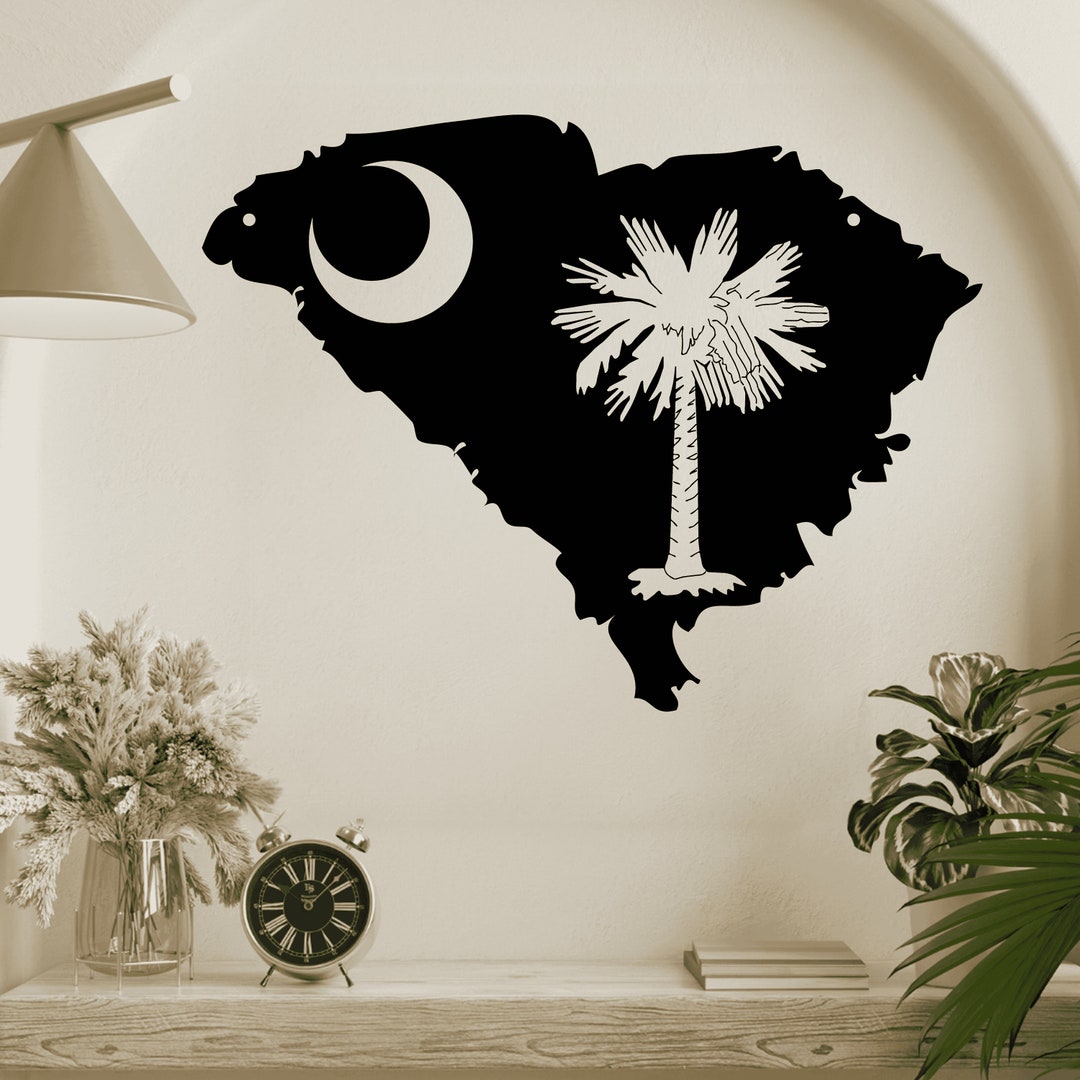 The Palmetto State Metal Art, South Carolina Metal Art, Country Metal ...
