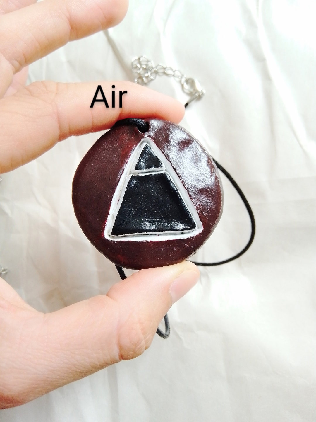 Clay Element Symbol Pendant, Clay Witchcraft Pendant, Spiritual ...