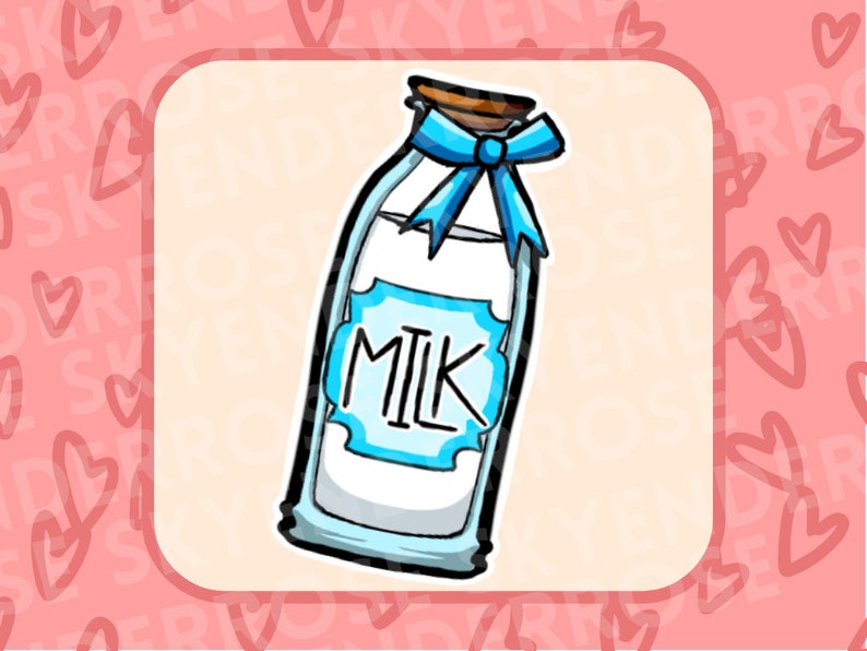 Milk Emote for Twitch Chat | Twitch Emote | Discord Emote | Youtube ...