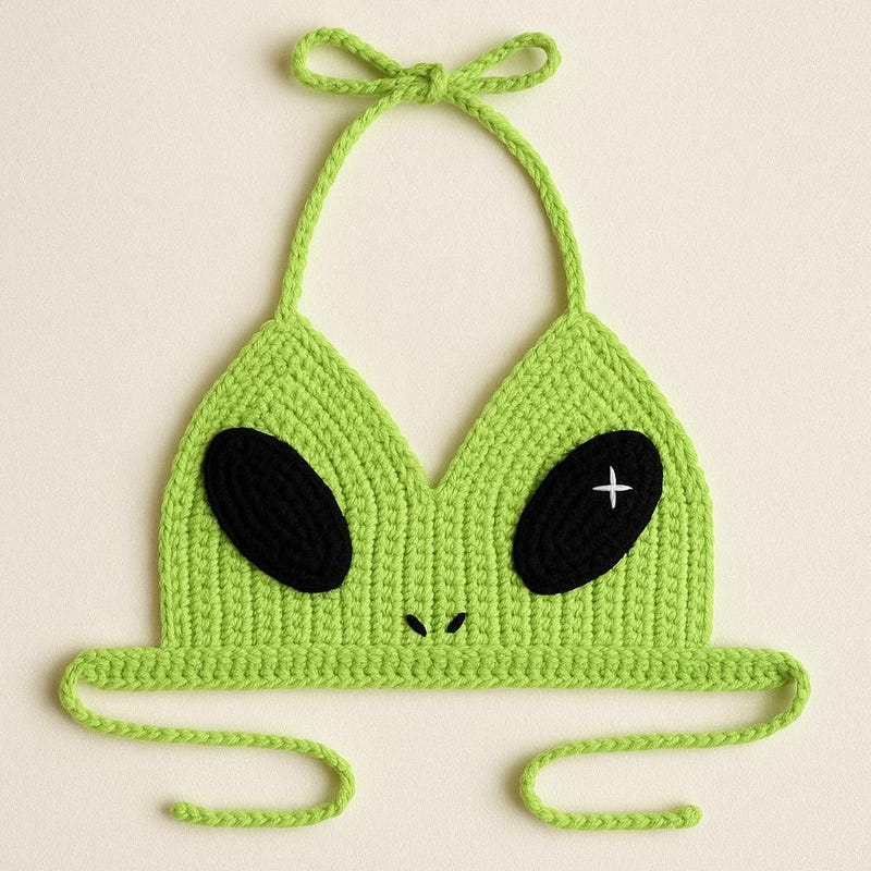 Alien Crop Top - Etsy