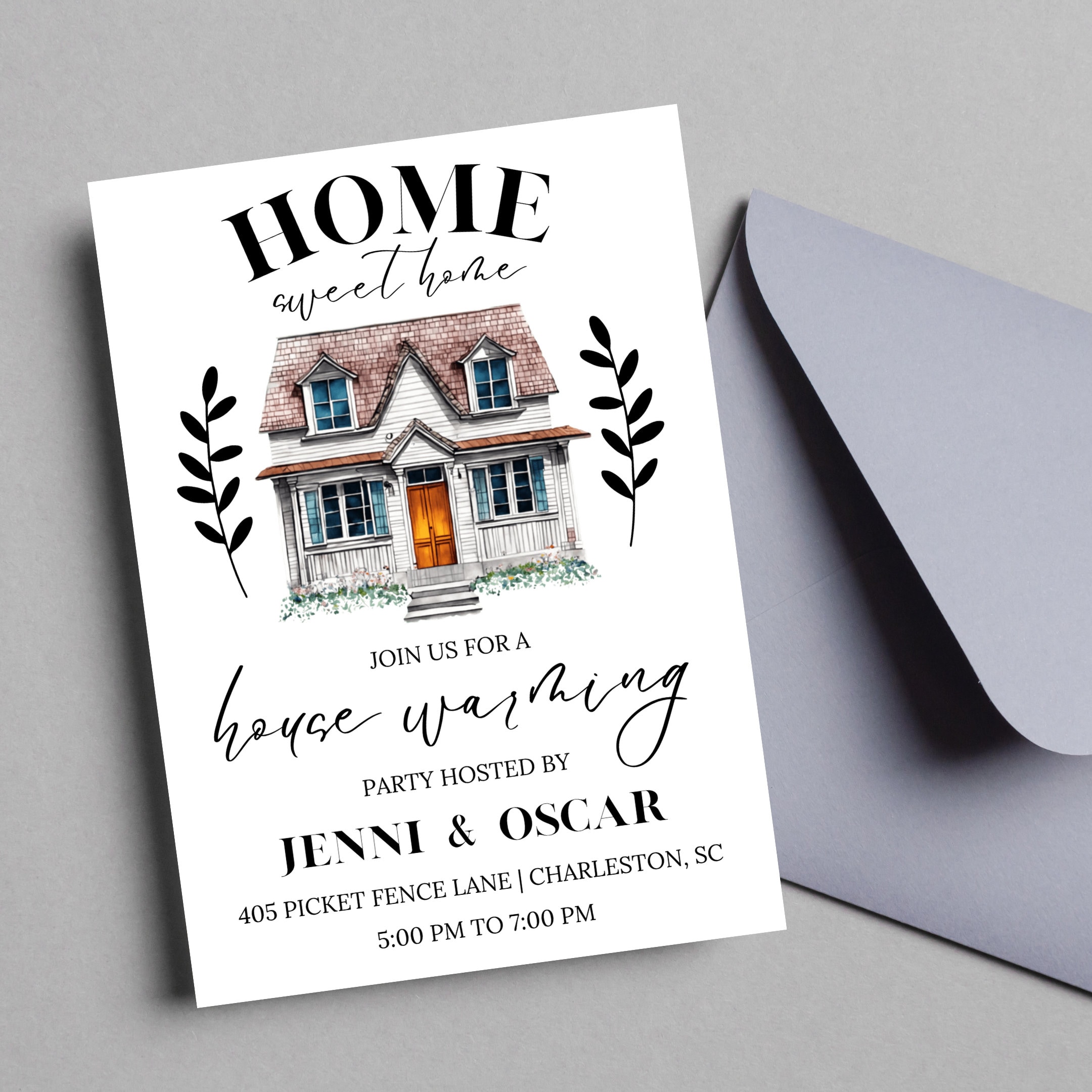Editable House Warming Invitation House Warming Party Housewarming ...