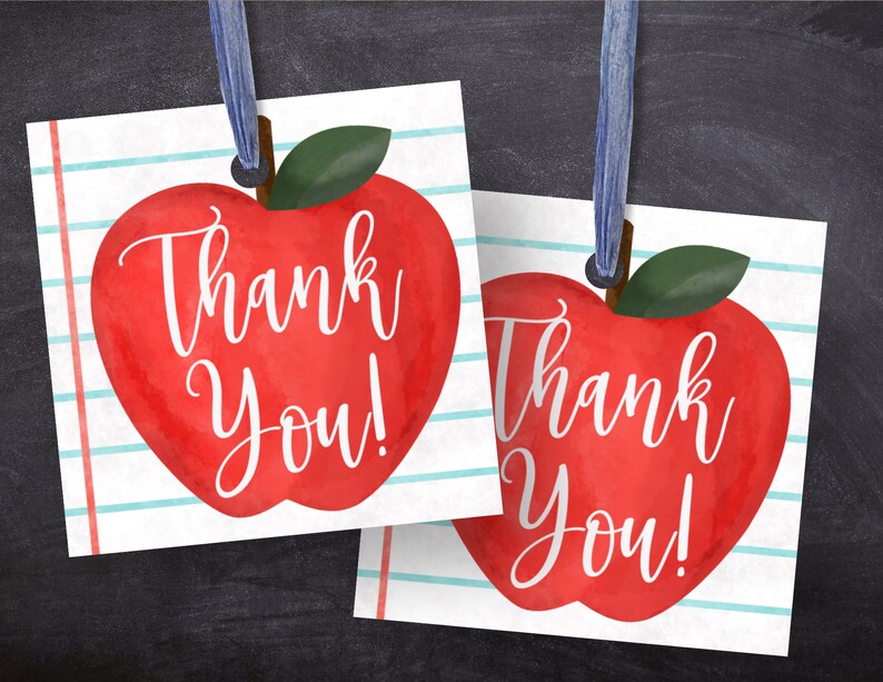 Teacher Appreciation Tag, Apple Teacher Appreciation Week Tag ...
