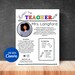 Meet the Teacher Teacher Template Back to School Flyer Teacher ...