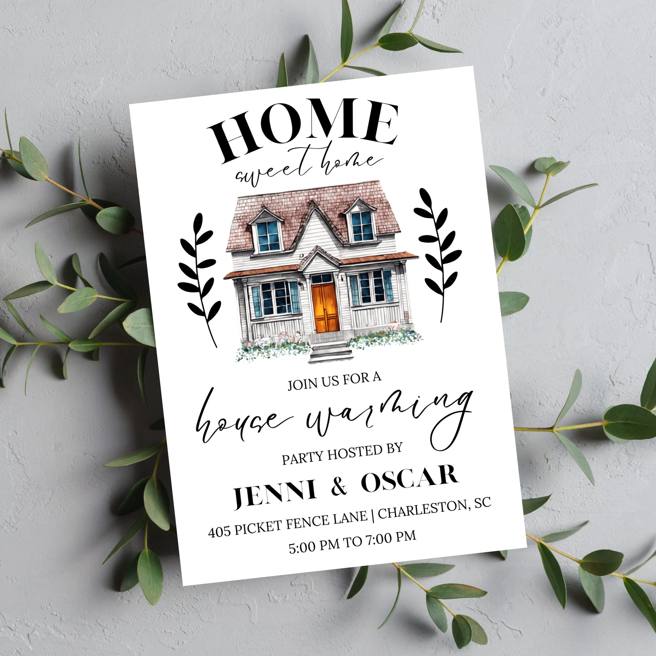 Editable House Warming Invitation House Warming Party Housewarming ...