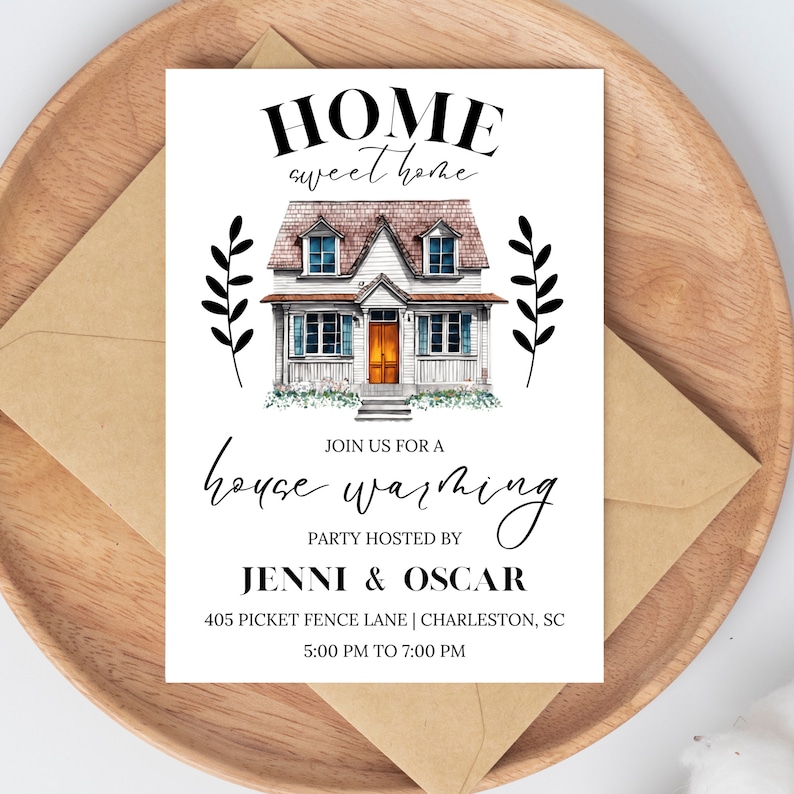 Editable House Warming Invitation | House Warming Party | Housewarming ...