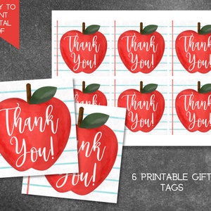Teacher Appreciation Tag, Apple Teacher Appreciation Week Tag ...