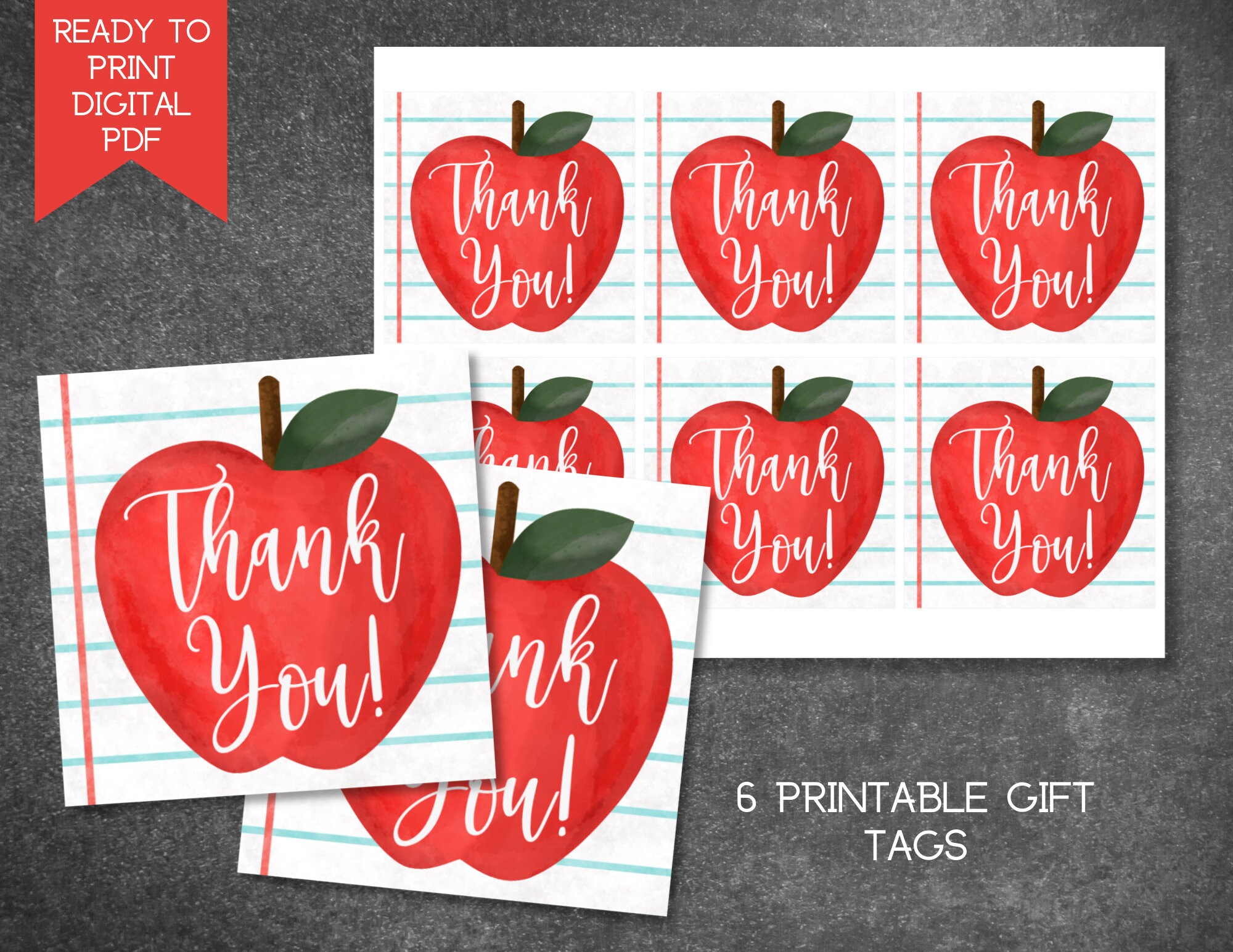 Teacher Appreciation Tag, Apple Teacher Appreciation Week Tag ...