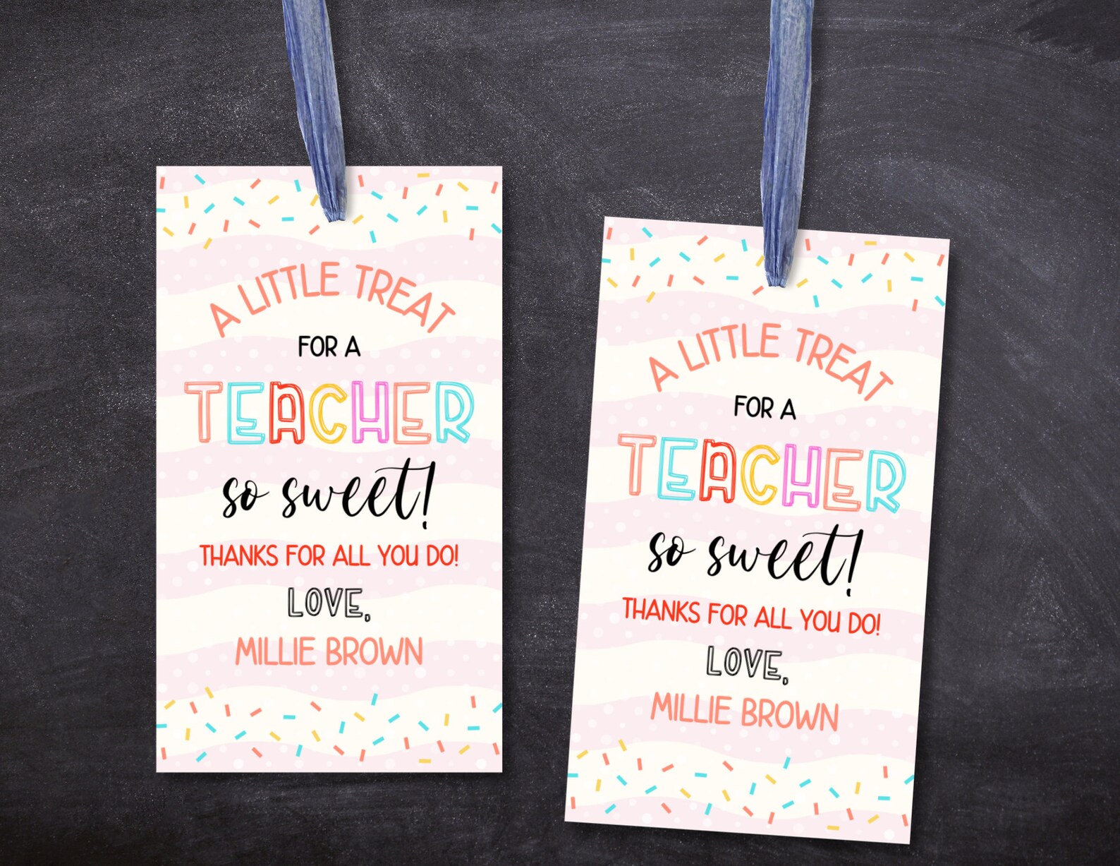 Teacher Appreciation Tag, Sweet Treat Teacher Appreciation Week Tag ...